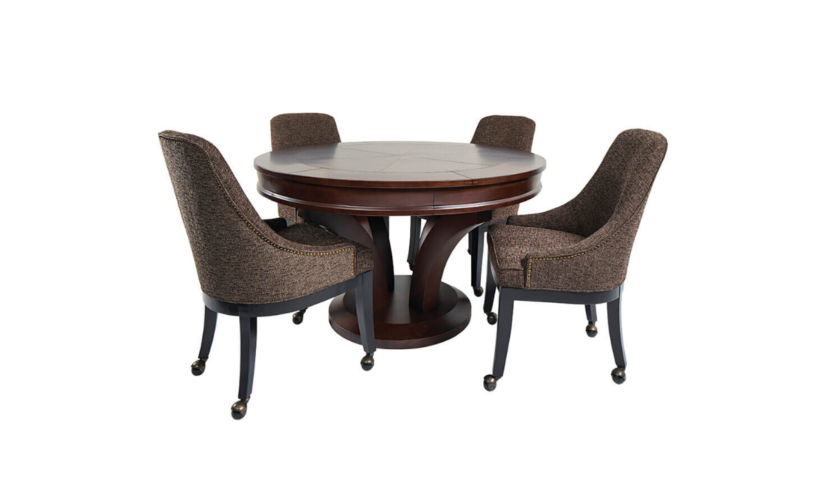 New Hamilton Poker Table & Chair Set | Presidential Billiards